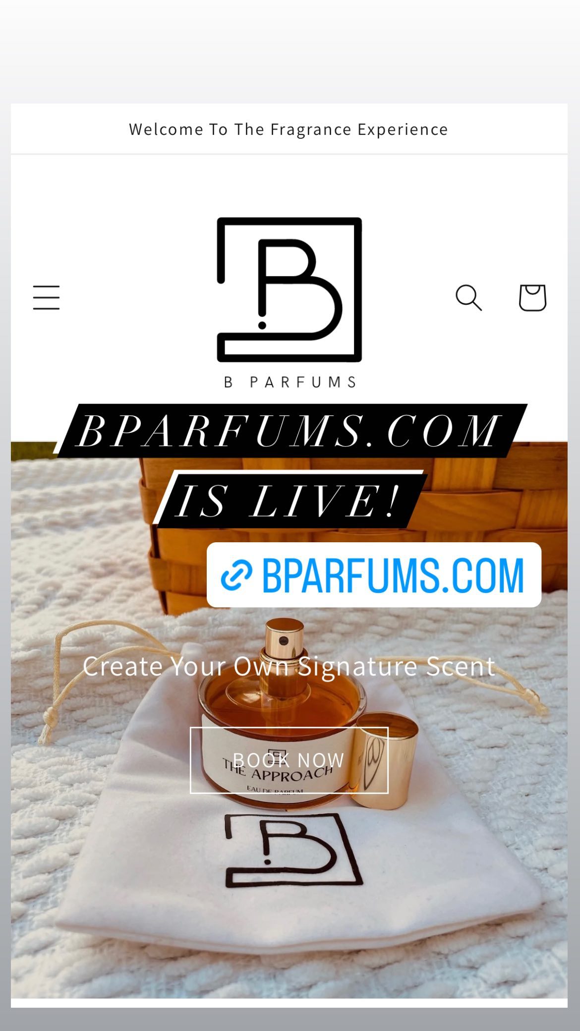 B Parfums Fragrance Experiences