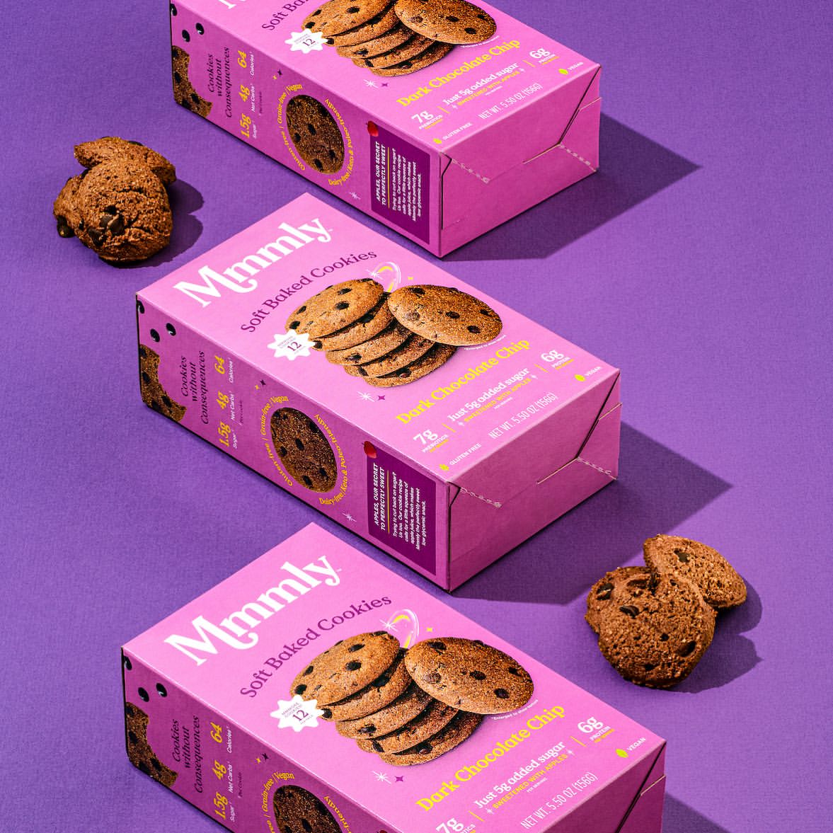 Mmmly Indulgent Classic Cookies - Prebiotics - Low Sugar - Protein